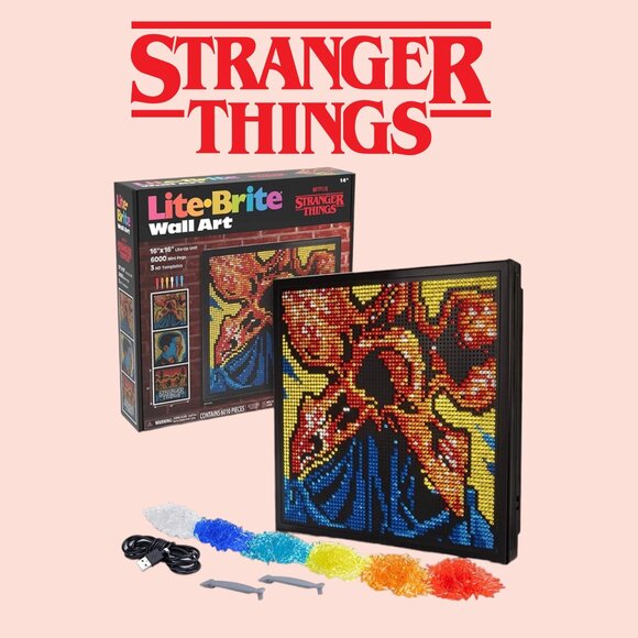 Netflix | Toys | Stranger Things Lite Brite Wall Art Netflix 6x16 ...